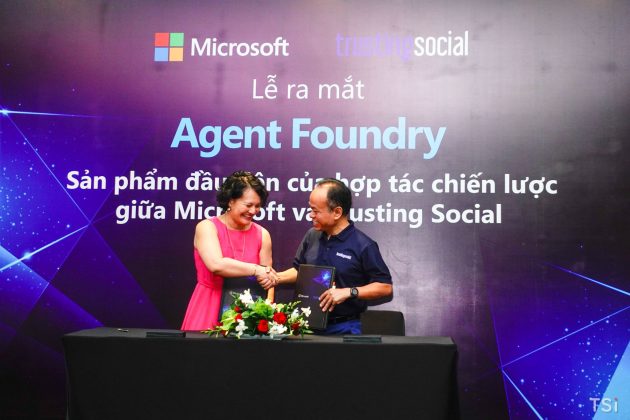 Trusting Social ký hợp tác Microsoft, ra mắt Agent Foundry